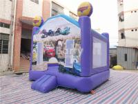 China Outdoor Cars Inflatable Bouncy Castle Professional Safety Purple Bounce House Party for sale