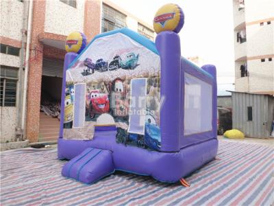 China Outdoor Cars Inflatable Bouncy Castle Professional Safety Purple Bounce House Party for sale