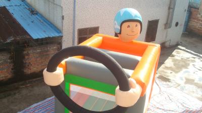 China High Durability Outdoor Blow Up Bounce Houses / Jump Houses For Birthday Parties for sale