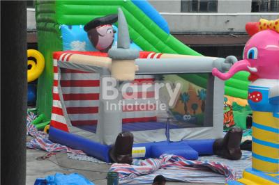 China Outdoor / Indoor Pirate Kids Inflatable Bouncer Jumping Houses Fade Proof for sale