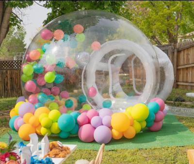 China High-Performance Dome Igloo Pvc Clear Single Tunnel Outdoor Camping Transparent Inflatable Party Bubble Tents House for sale