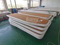 China Water Mat Air Ship Multi Person Inflatable Floating Dock Platform For Jet Ski Or Swim for sale