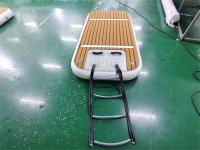 China Drop Stitch Fabric Inflatable Floating Dock For Fishing With Pump And Accessories for sale