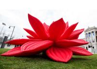 China Beautiful Customized Inflatable Lighting Decoration Led Inflatable Flower for sale