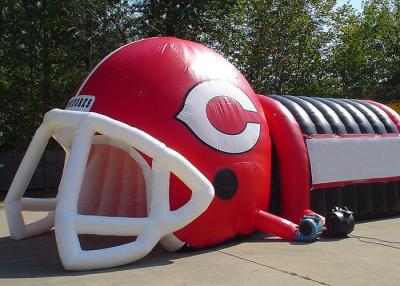 China Purple Inflatable Sports Games Football Tunnel For Event / Advertisement for sale