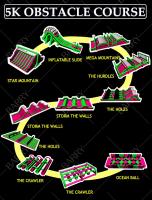 China Biggest Adults Interactive Game Custom Designed Insane Inflatable 5k Race Blow Up 5k For Outdoor Event for sale