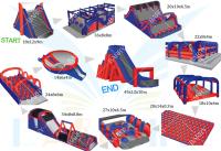China Commercial Singapore Case Large Event Inflatable 5km Giant Inflatable Obstacle Course Bouncy Castle 5k Activities for sale