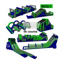 China Commercial Outdoor Inflatable Obstacle 5k Greed Giant Adult Blow Up Obstacle Course 5k For  Party Rental Equipment for sale