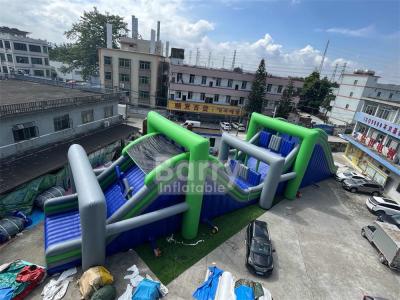 China Commercial PVC Crash Course Inflatable Obstacle Course Race  Inflatable 5k 2024 With Air Blower And Repair Kits for sale