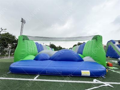 China Outdoor Carnival Giant Obstacle Course Jump Around 5k Bouncy Castle Run For Commercial Use for sale