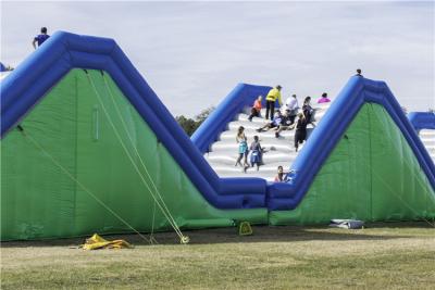 China Customizable PVC 41x5.5x6m The Humps Inflatable 5k Events Competitive Game For Adults for sale
