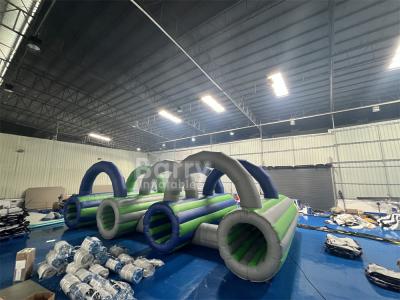 China Commercial Inflatable Obstacle Course Tunnel Game For Inflatable 5k Race for sale