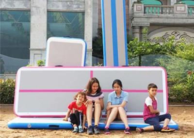 China Cheerleading 6m Mini Inflatable Air Track Tumbling Mat Gymnastic Equipment for sale