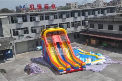 China ALI Commercial Inflatable Slide , double lane event inflatable dry slide for kids party for sale