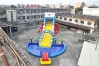 China 0.55mm PVC Tarpaulin Giant Inflatable Slide For Kids , 1 - 3 Years Warranty for sale