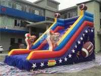 China Customized Single Lane Rugby Commercial Inflatable Slide For Playground for sale