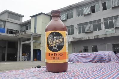 China Commerical Inflatable Advertising Products / Promotion Wiskey Beer Bottle Model With Blower for sale