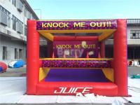 China Amusement Park Kids Inflatable Interactive Games Knock Me Off And Out for sale