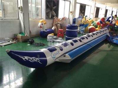 China 2 ~ 10 People Air Welded Inflatable Water Toys Banana Boat Tube Flame Resistance for sale