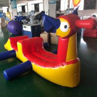 China Backyard Pool Kids Small Water Toys Animal Floats Inflatable Obstacle Course In Water for sale