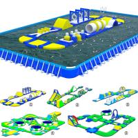 China Floating Water Playground Pool Floating Water Park Assault Course On Water For Frame Pool for sale