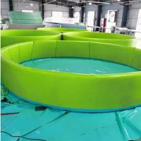 China Commercial Customized Outdoor Portable Drop Stitch Pool DWF Kids Adults Durable Inflatable Swimming Water Pool for sale