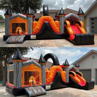 China Customized Obstacle Course Bounce House Combo For Kids Indoor Outdoor Amusement for sale