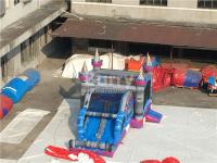 China 0.55mm PVC Tarpaulin Inflatable Bounce House Slide Combo For Kids for sale