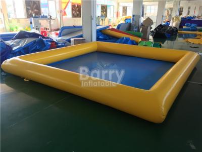 China Big Air - Tight Portable Water Pool For Kids / Adults Yellow Color for sale