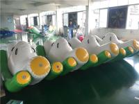 China 3*2*1.5m Green Inflatable Seesaw / Blow Up Toys For Pool In Hot Summer for sale