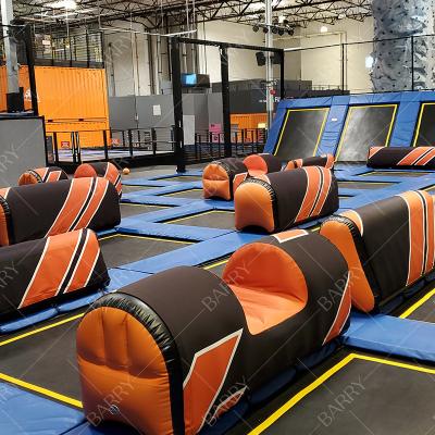 China Indoor Gym Sport Air Track Trampoline Park Parkour AirBlocks Inflatable Blocks for sale