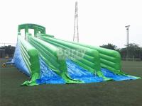 China Durable Giant Inflatable Slide , Green 10000ft Blow Up for sale