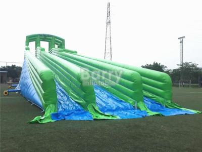 China Durable Giant Inflatable Slide , Green 10000ft Blow Up for sale