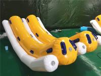 China Commercial 4 Persons Inflatable Water Toys / Inflatable Banana Boat Towable Tube For Skiing On Water for sale