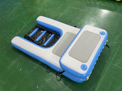 China Safe And Stable Non-Slip PVC Inflatable Dog Water Rampfloating Platform Pet Climbing Mat For Pool Lake Dock for sale
