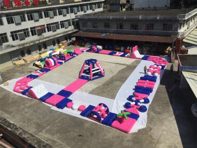 China Water Fun With Our Customized Inflatable Floating Water Park And Air Blower for sale
