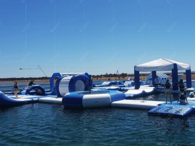 China Exciting And Versatile Inflatable Floating Water Park  2 Years Warranty for sale