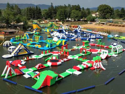 China Customized PVC Inflatable Floating Water Park For Water Fun And Special Occasions for sale