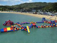 China Amusement Park PVC Inflatable Floating Water Park Determined By The Size And Made Of PVC Material for sale