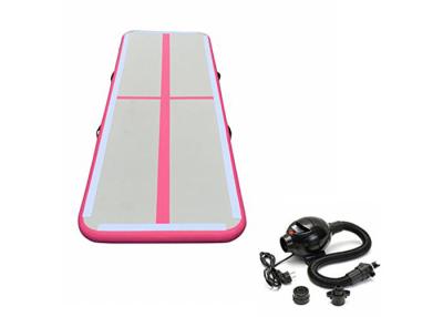 China Pink Small Hand Made Air Track Gymnastics Mat For Tumbling Outdoor Or Indoor for sale