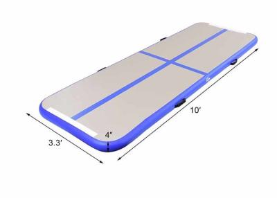 China Purple Drop Stitch Fabric Gym Tumble Track / Inflatable Air Mat For Gymnastics for sale