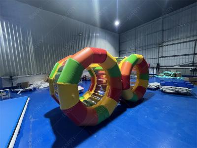China Big Inflatable Water Toys  Lake Toys Inflatable Water Roller Wheel Pool Inflatable Wheel for sale
