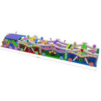 China Outdoor Sport Games Large Bounce House Castle Obstacle Course For Adults for sale