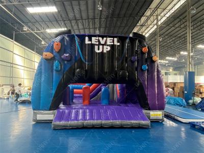 China Customize Size Wholesale  Level Up Inflatable Bouncer Combo Bouncy Castle For Kids for sale