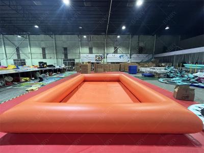 China Commercial Backyard Large Airtight Water Pool Swim Pool Orange For Water Game Summer for sale