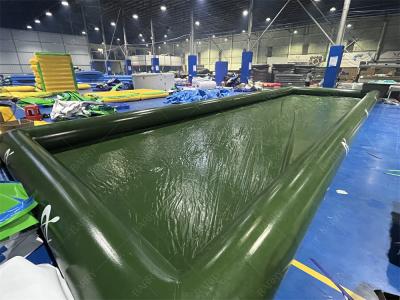 China Family Use Foldable Park Water Ball Game Green Inflatable Water Pool For Paddle Boat for sale