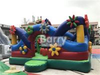 China House Jump Bounce Land Inflatable Amusement Park Double Stitching for sale