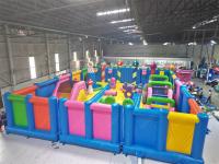 China Custom World'S Biggest Kids Indoor Bounce House Theme Park Inflatable Playground for sale