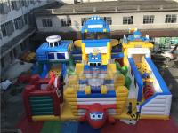 China Super Wings Bounce Playground Theme Park Cartoon Indoor Inflatable Play Area for sale
