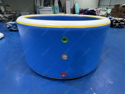 China Customized Heavy-Duty Outdoor Dwf Drop Stitch Family Round Pool Inflatable Ice Bath Summer Essential Backyard Pool for sale